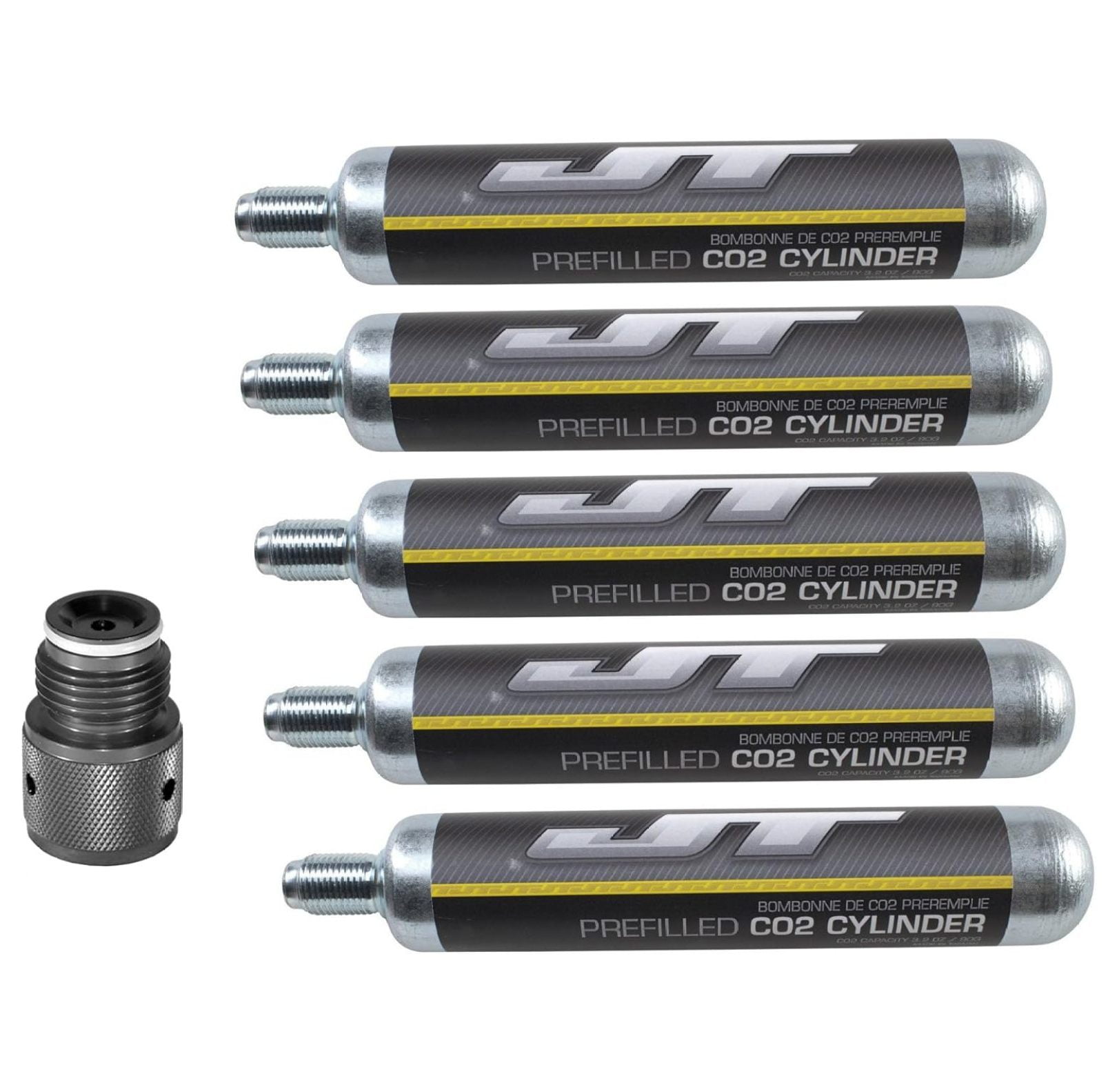 90g Co2 Cylinder Cartridge - 88g Airsource - 90 88 Gram with Adapter ...
