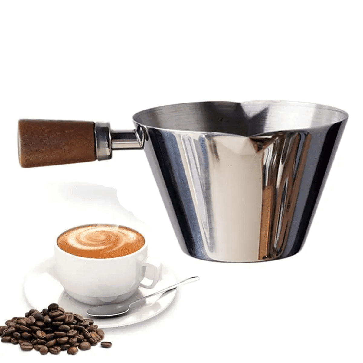90ml Stainless Steel Measuring Cup Espresso Cups Small Coffee Milk ...