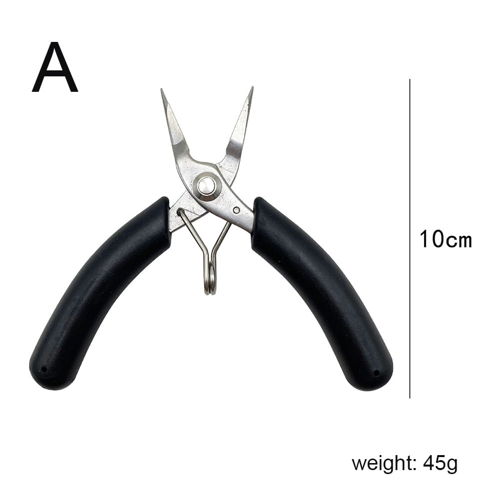 90mm/100mm Mini Long Needle Nose Pliers Precision Modeling Jewelry Wire ...