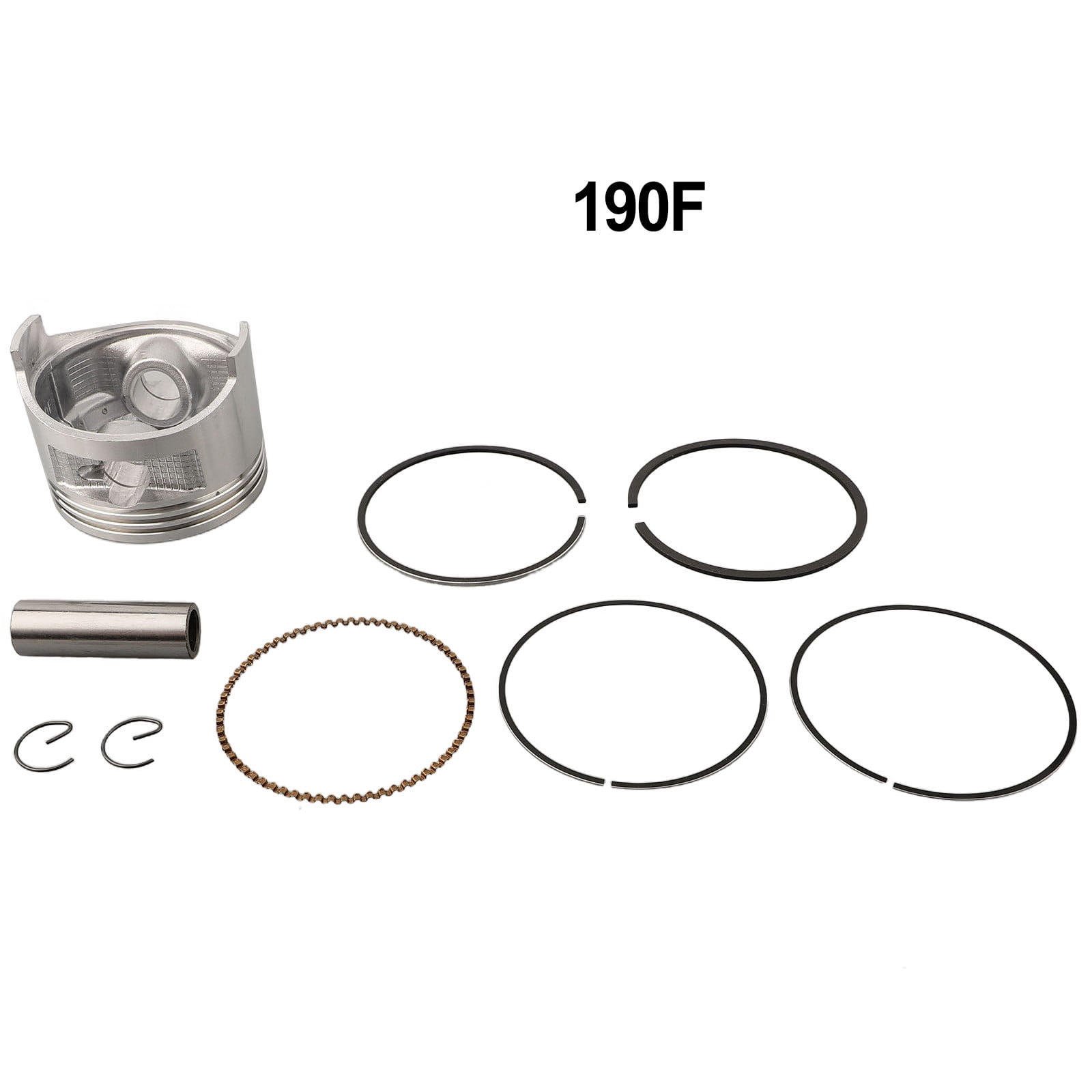 90mm 190F/GX420 Piston Rings Kit Assembly for 6.0KW-6.5KW Engine with ...