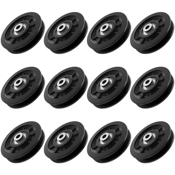 90mm/3.5" Nylon Bearing Gym Pulley Wheel, Universal Exercise ...