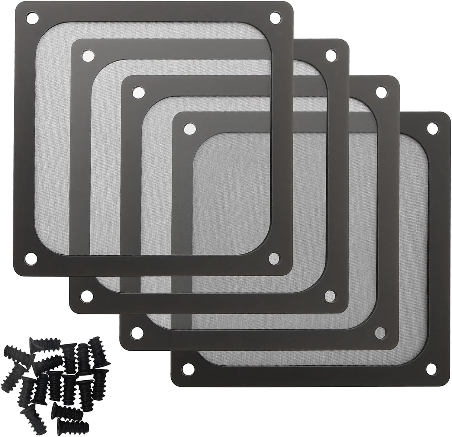 90mm 92mm PC Computer Case Fan Dust Filter Grills with Magnet and ...
