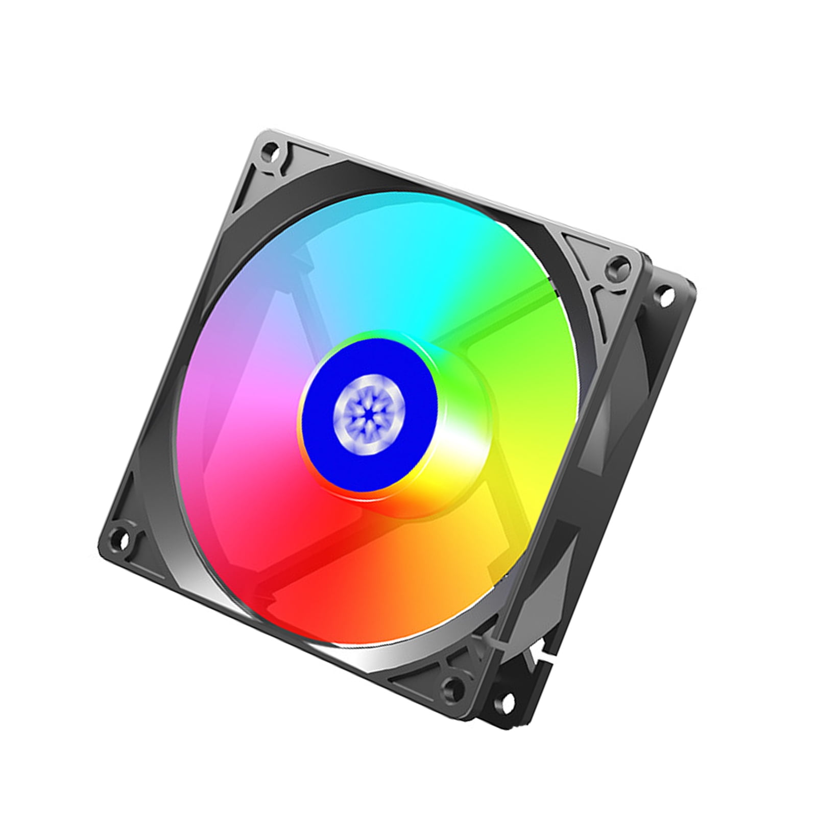 90mm ARGB PWM PC Case Fan Quiet High Temp Control ABS for Compact ...
