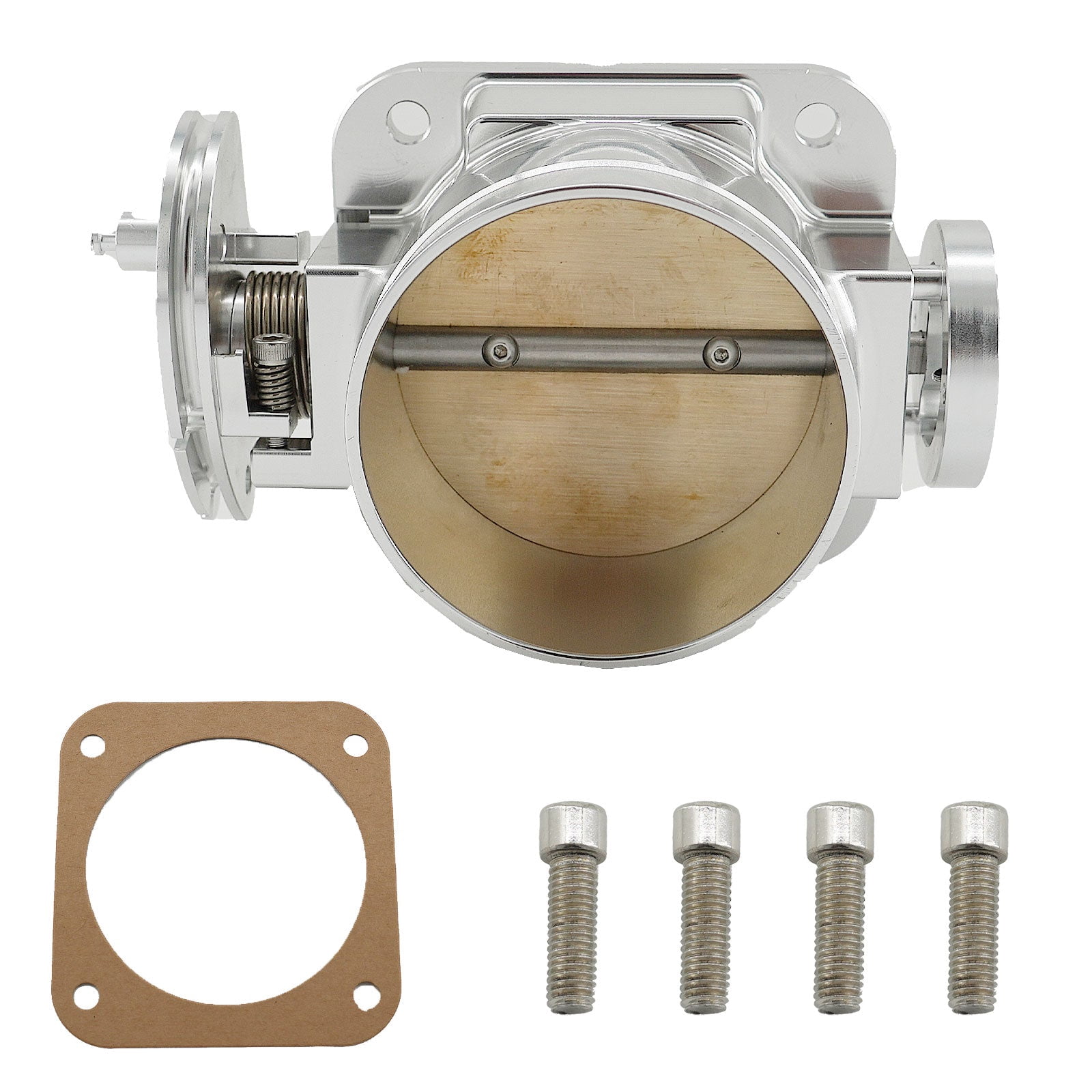 90mm HiFlow Billet Black Anodized Throttle Body 2JZGE 2JZ-GE 2JZ GE US ...