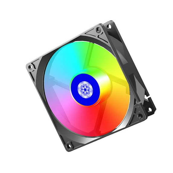 90mm PWM ARGB Case Fan Enhanced Heat Dissipation Low-Noise Design ABS ...