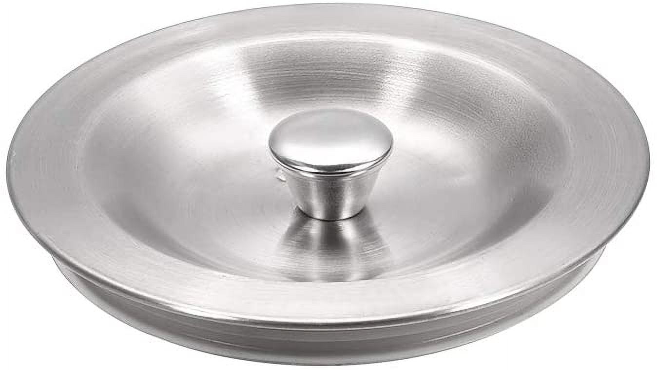 Stainless Steel Kitchen Sink Drain Plug with Rubber Seal 90mm - Walmart.com