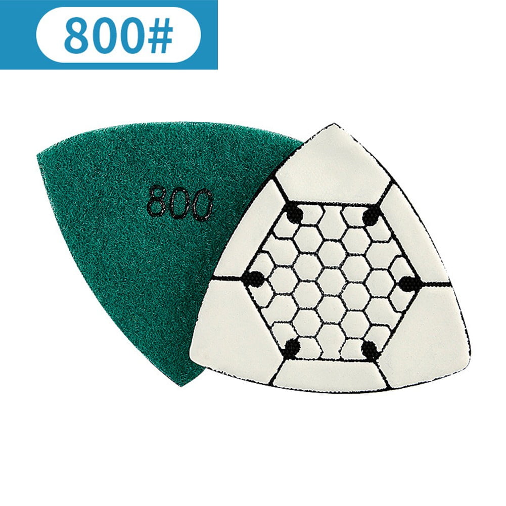 90mm Triangle Diamond Dry Polishing Pads for Granite Marble Stone ...