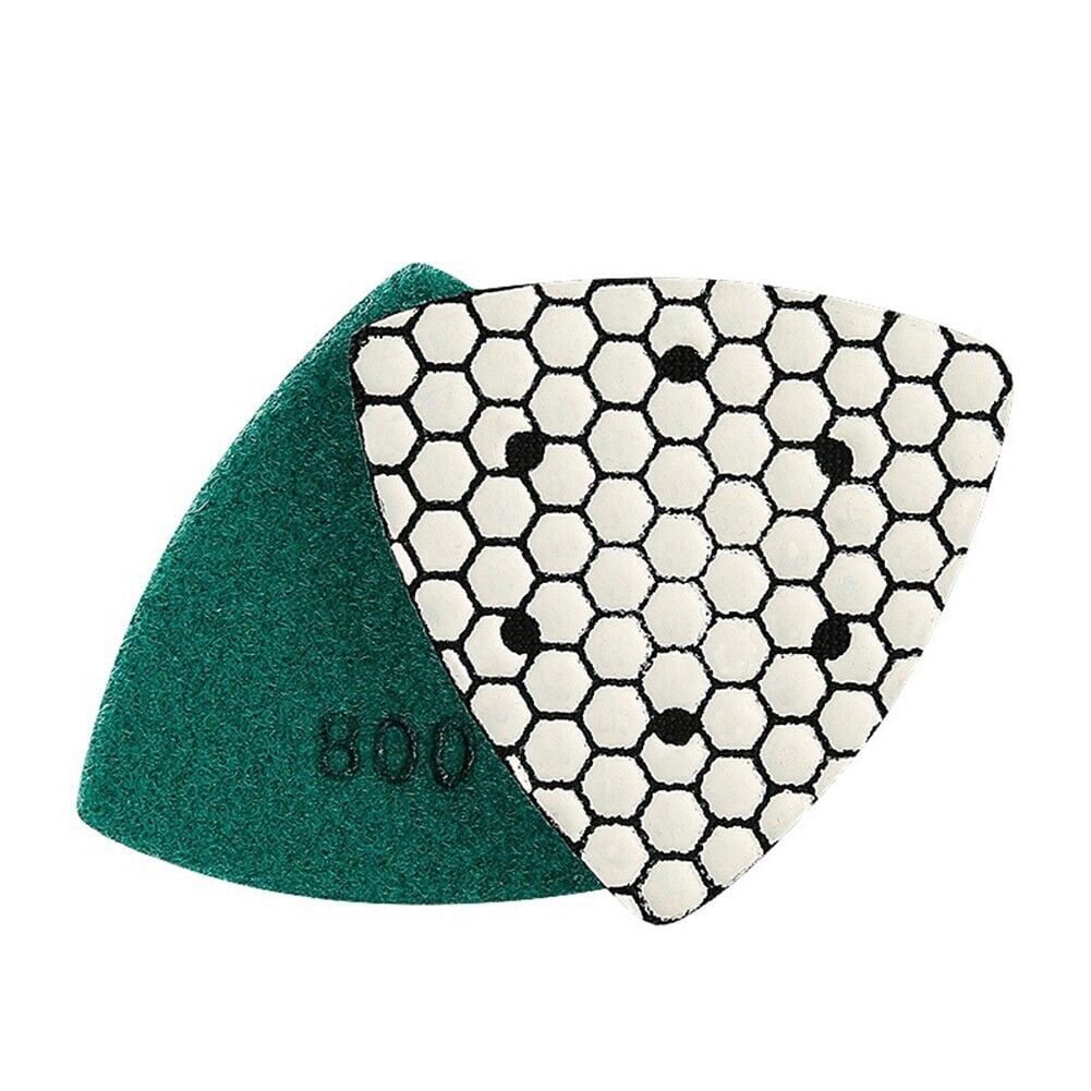 90mm Triangle Dry Polishing Pads for Granite Marble Stone Sanding Discs ...