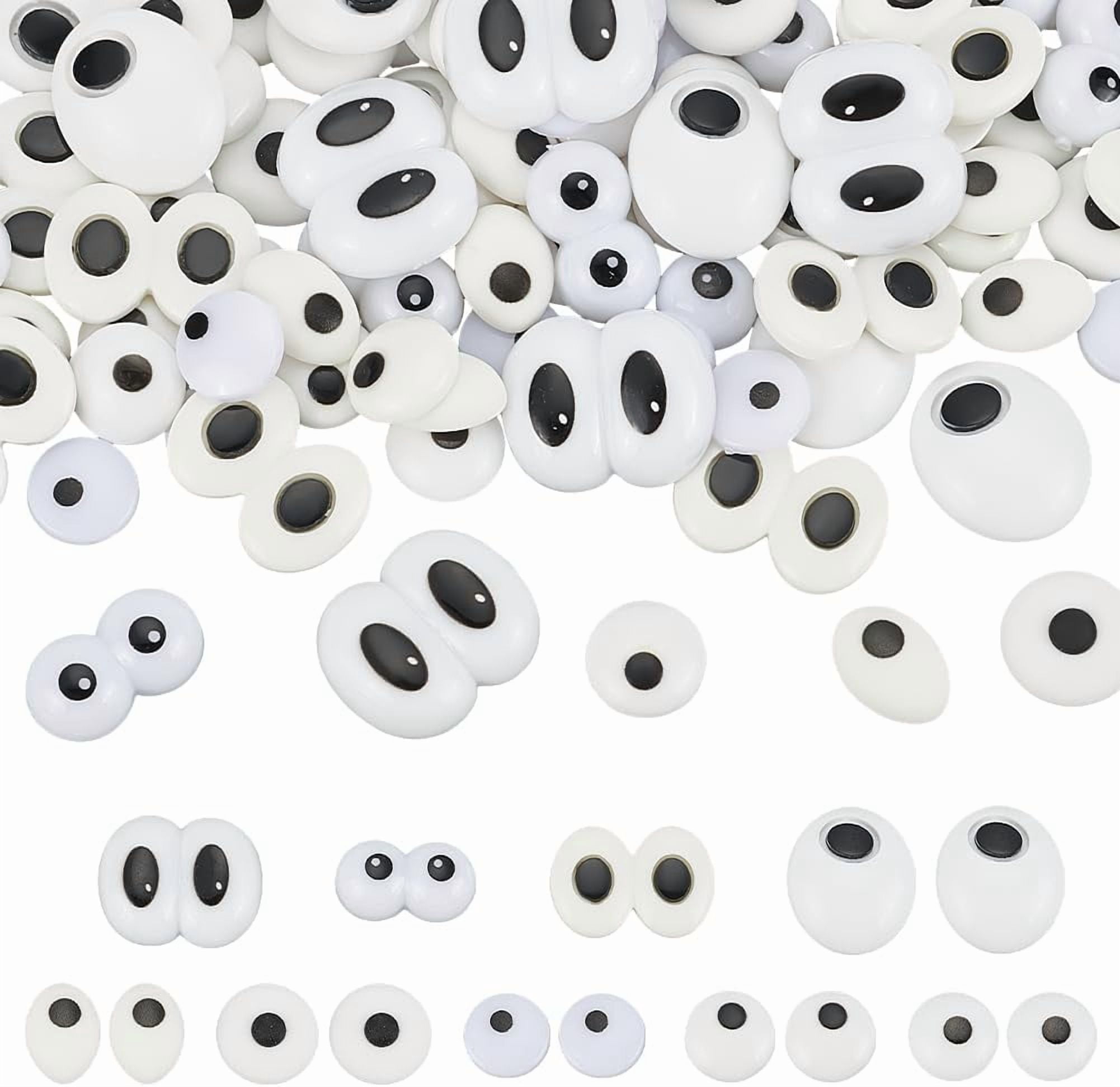 90pcs 9 Styles Safety Eye Cabochons 16~24mm Cartoon Character Eyes ...
