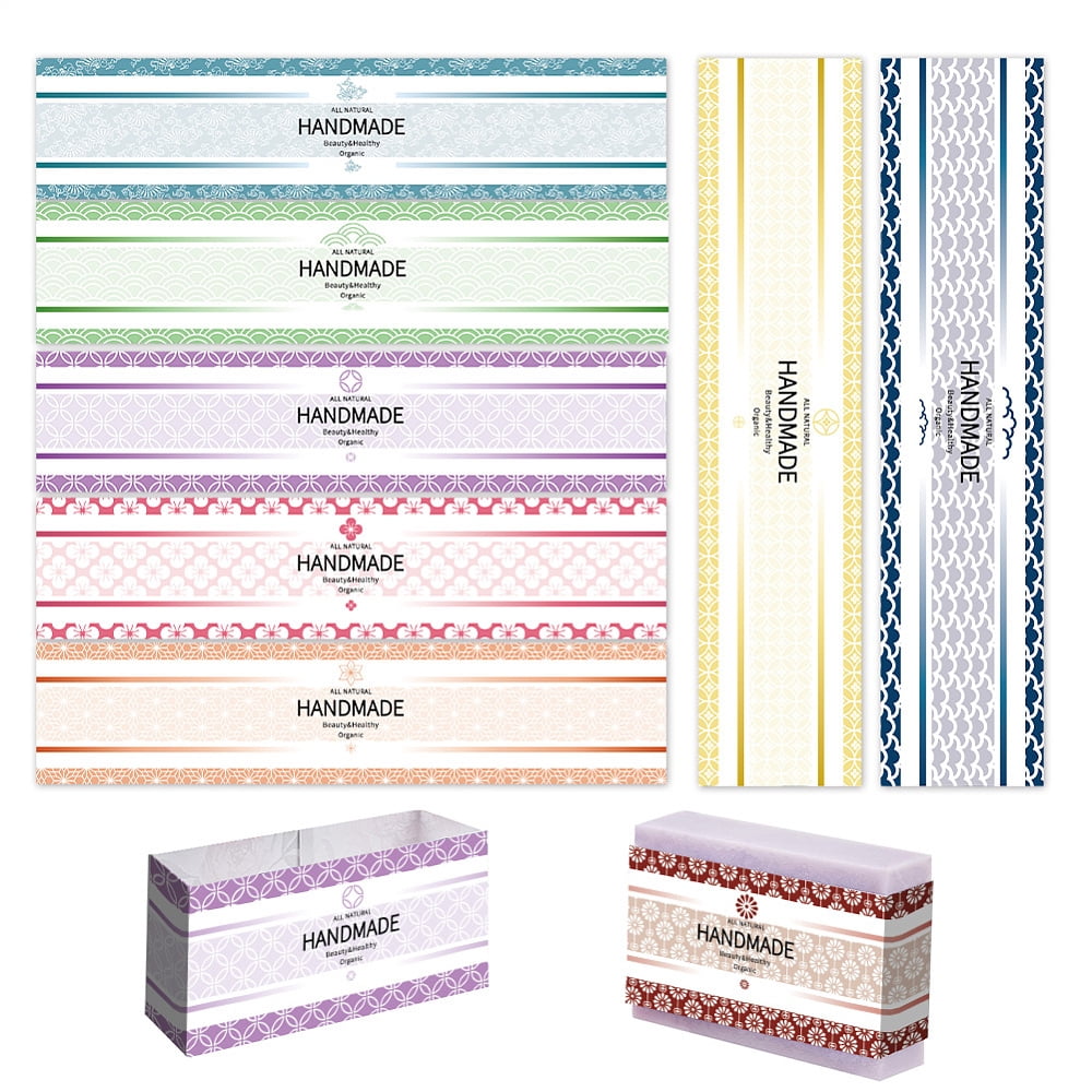 90pcs Wrap Paper Tape 9 Style Vintage Band Label Texture Paper Tag ...