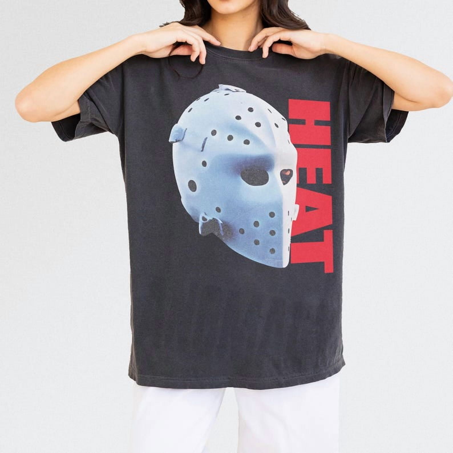 90s Action Movie T-Shirt: Heat Hockey Mask Graphic Tee from 1995 ...