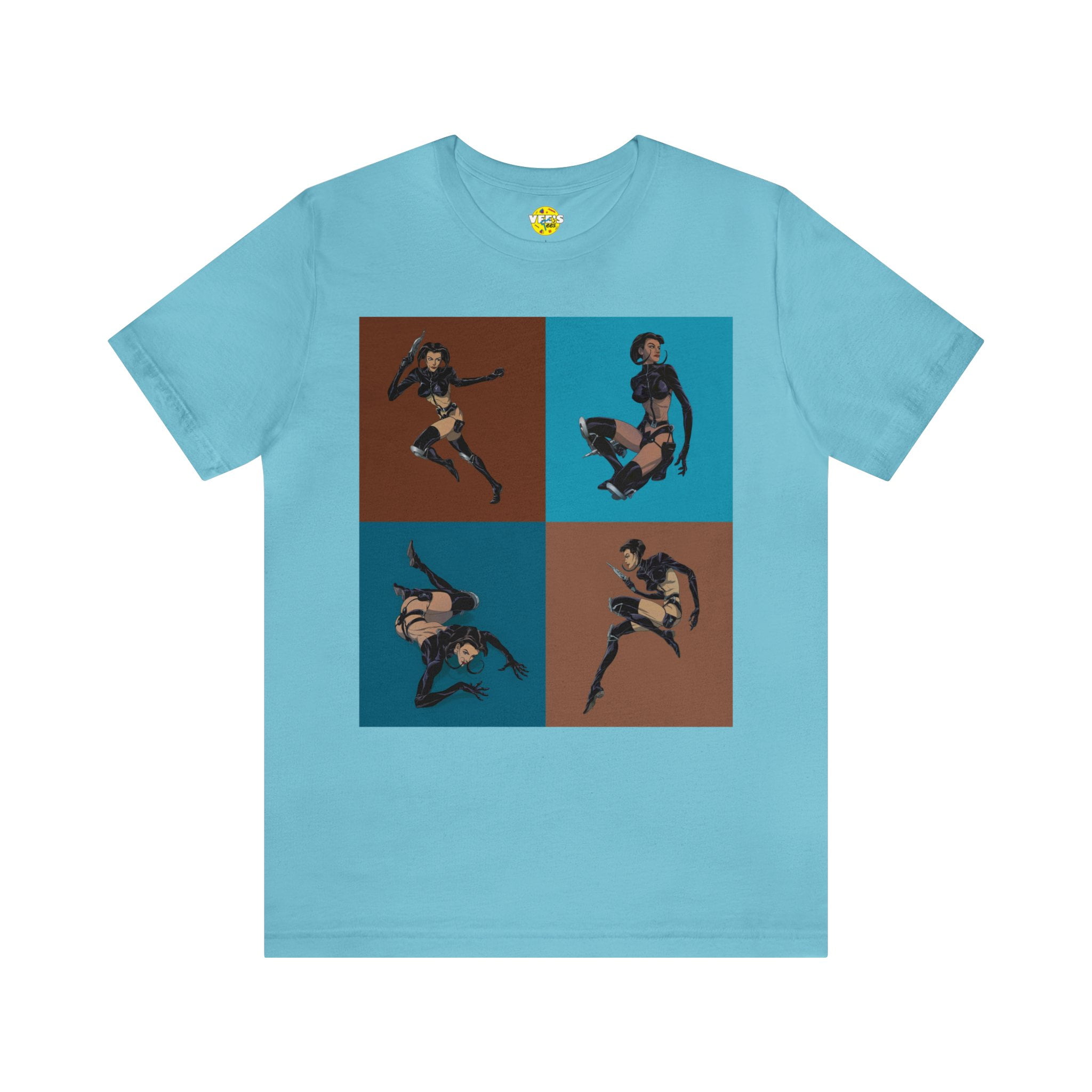 90s Aeon Flux Collage Tee - Retro Sci-Fi T-Shirt - Vintage Cartoon ...