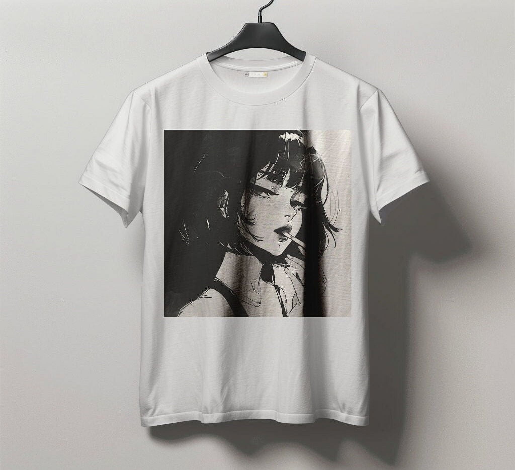 90s Anime Girl T-Shirt Alt Anime Clothes 90s Anime Grunge Aesthetic ...