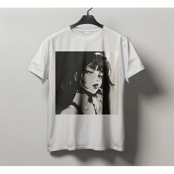 90s Anime Girl T-Shirt Alt Anime Clothes 90s Anime Grunge Aesthetic ...