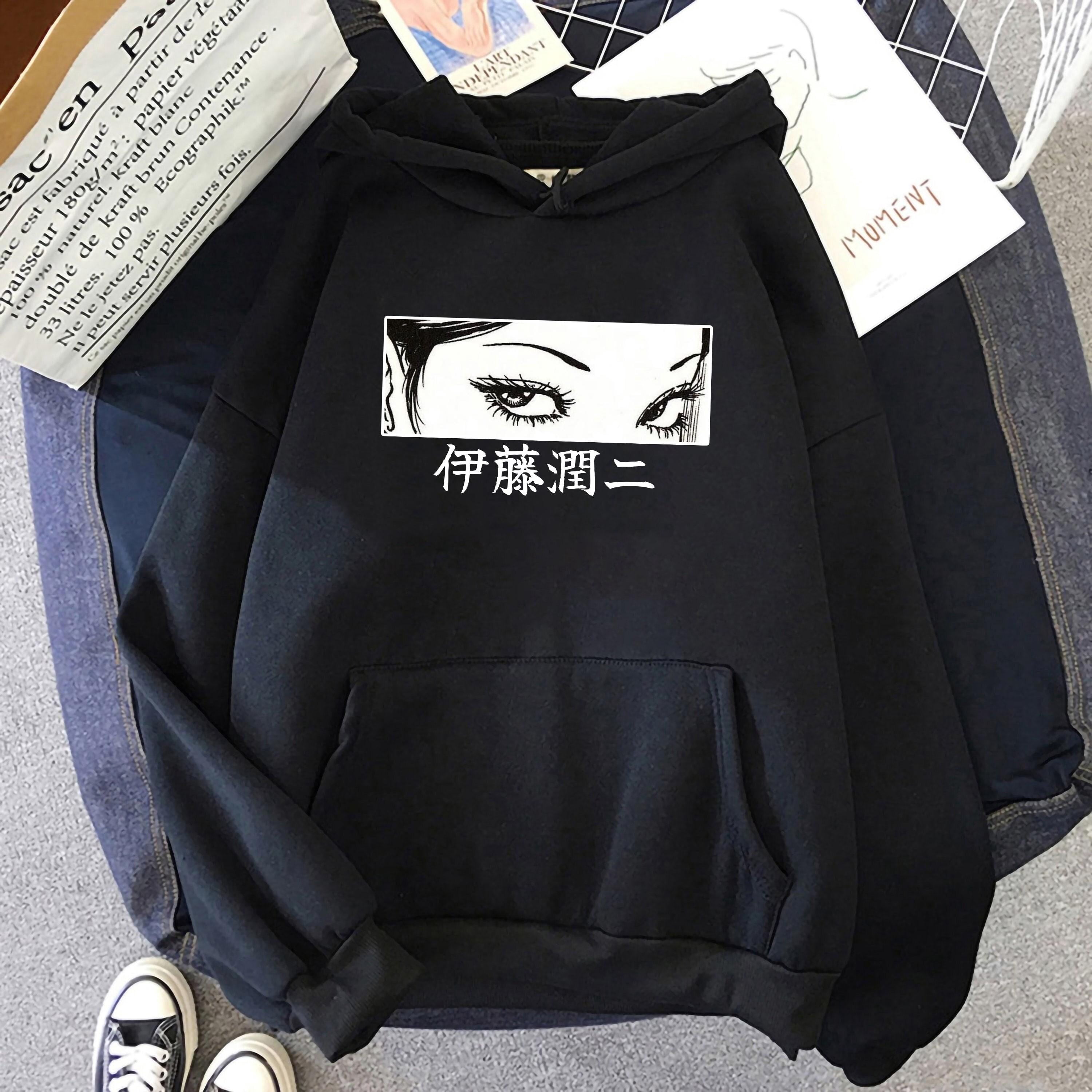 90s Anime Manga Creepy Girl Hoodie: Tomie Anime Horror Shirt, Japanese ...