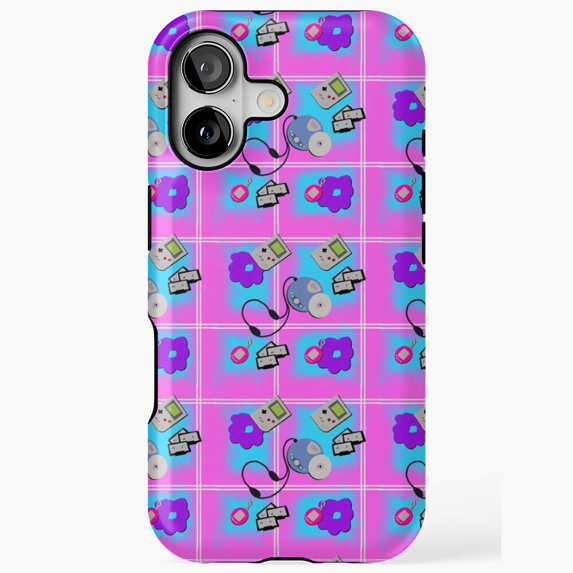 90s Baby Nostalgia Fun Retro Throwback Tough Phone Case for 17/15/14/13 ...