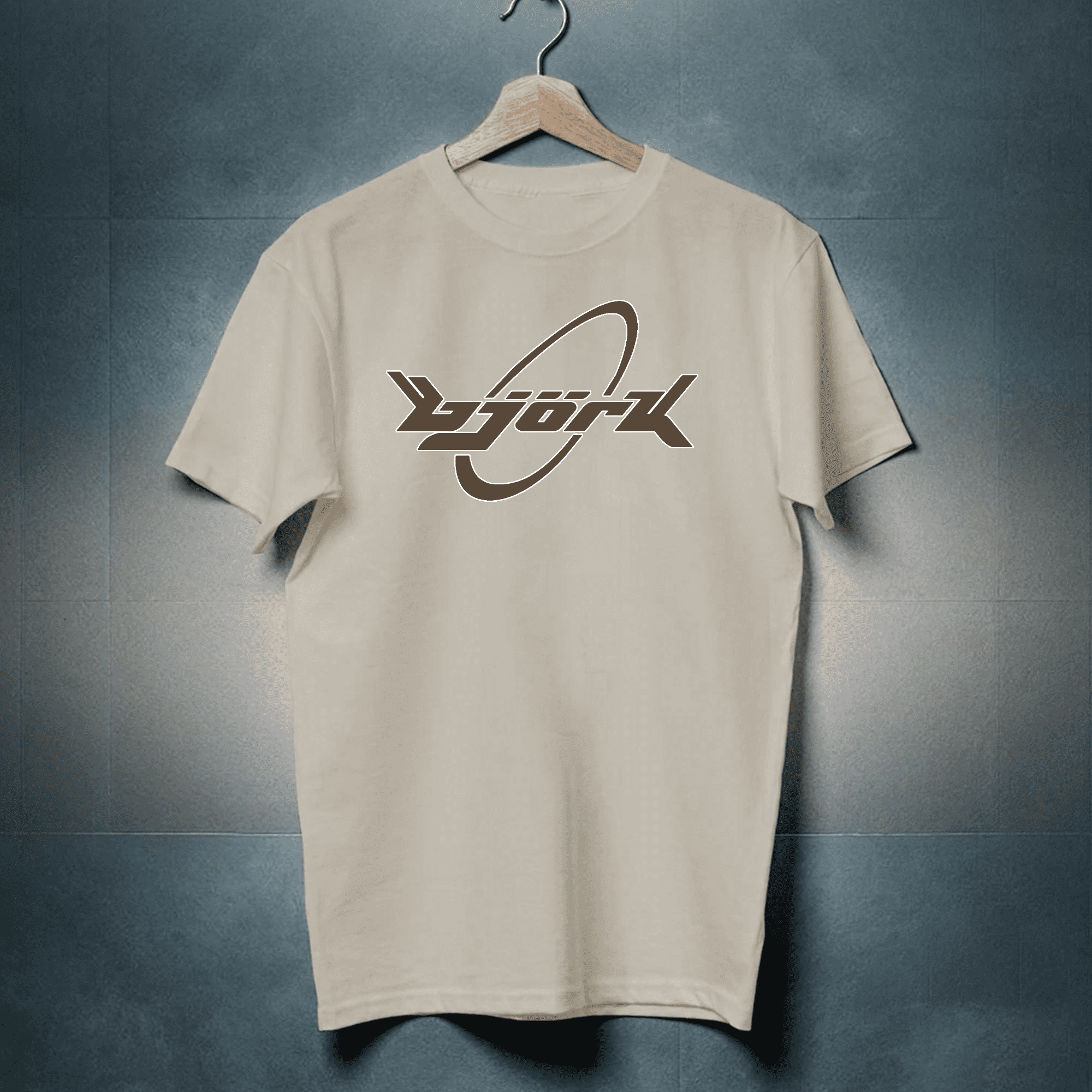 90s Bjork Debut Logo Black Short Sleeve Cotton T-shirt Unisex - Walmart.com