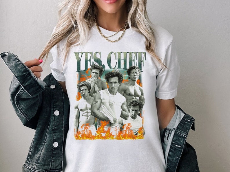 90s Bootleg Yes Chef Shirt, Jeremy Allen White Shirt, Yes Chef Jeremy ...