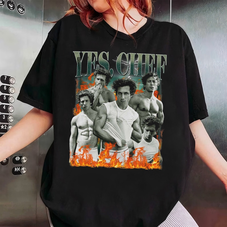 90s Bootleg Yes Chef Shirt, Jeremy Allen White Shirt, Yes Chef Jeremy ...