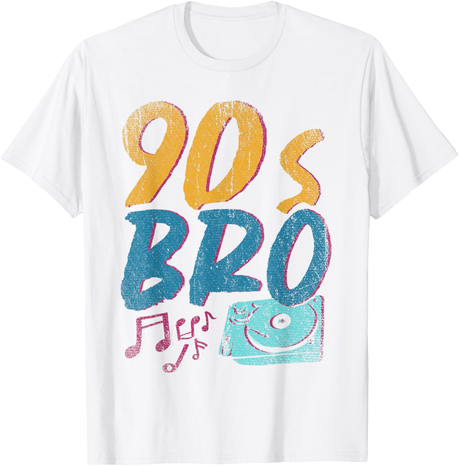 90s Bro Theme Party 1990s Generation Music Lover Nineties T-Shirt ...