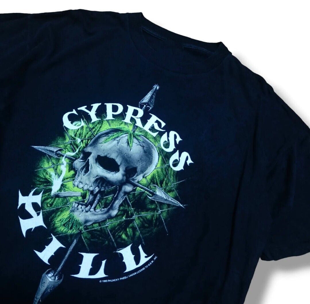 90s CYPRESS HILL Band Classic Black Cotton Unisex T-shirt All Sizes ...