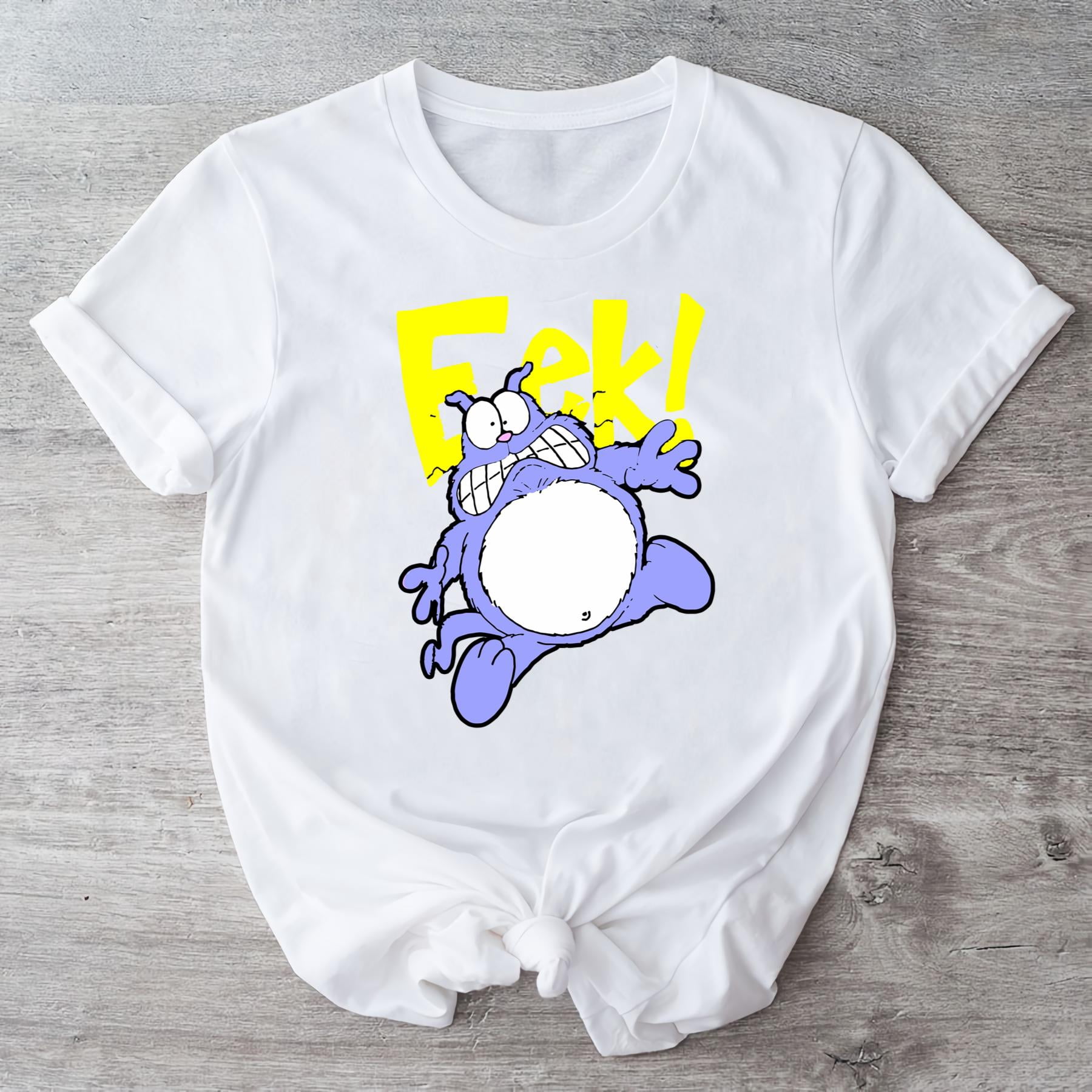 90s Cartoon Cat Chaos Tee, Retro Purple Feline Graphic Shirt, Animated ...