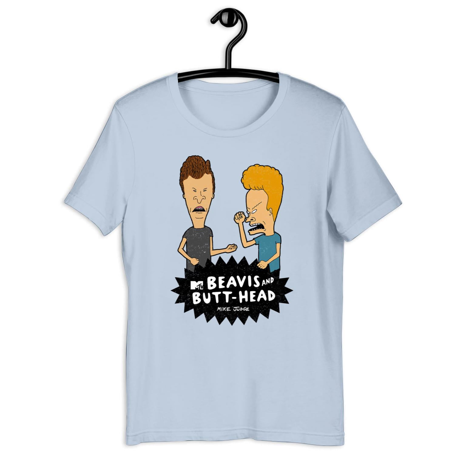 90s Cartoon Duo-Inspired Graphic Shirt, Air Guitar Comedy Tee, Retro ...