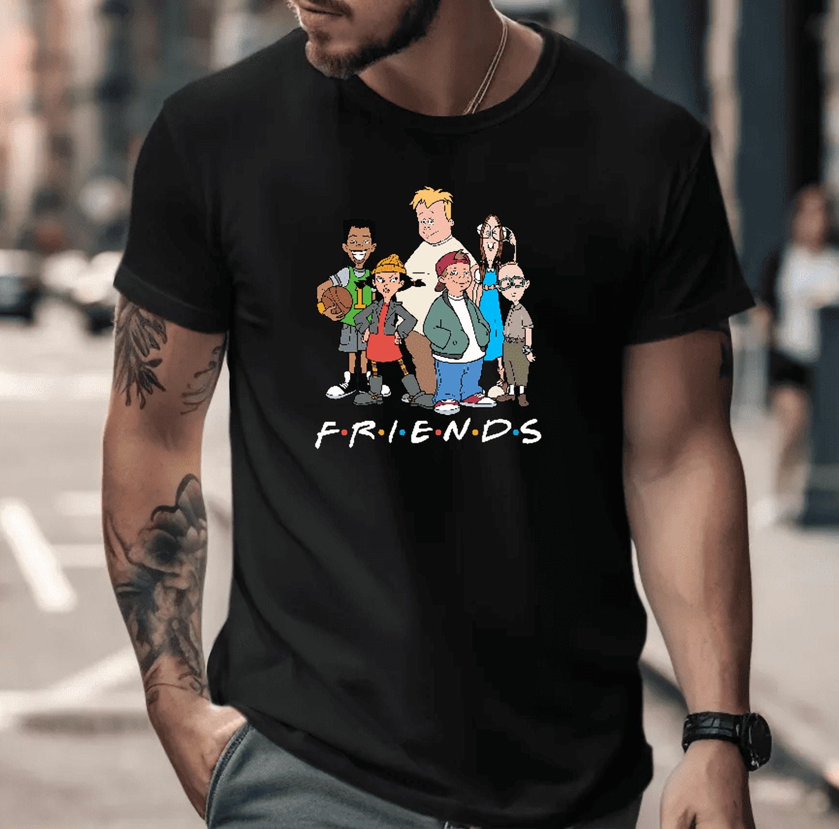 90s Cartoon Friends Playground Reunion Nostalgic Retro Childhood Graphic Unisex T-Shirt V90030 ...