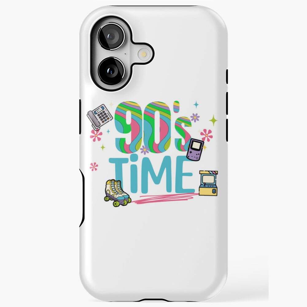 90s Childhood Time Nostalgic Retro Throwback Phone Case for 17/15/14/13 ...