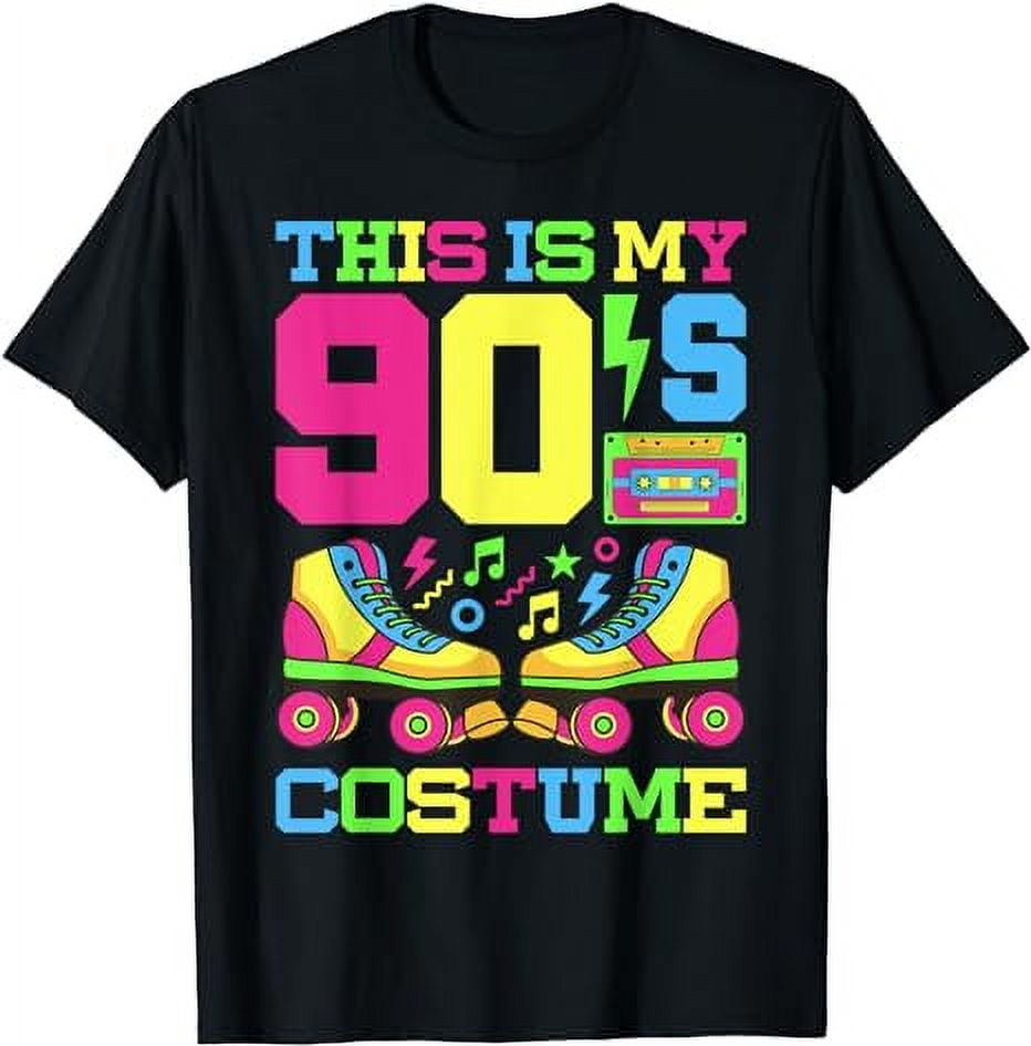 90s Costume 1990s Theme Party Nineties Styles Fashion Outfit T-Shirt ...
