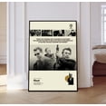 90s Crime Action Thriller Minimalist Black and White Mid-Century Modern ...