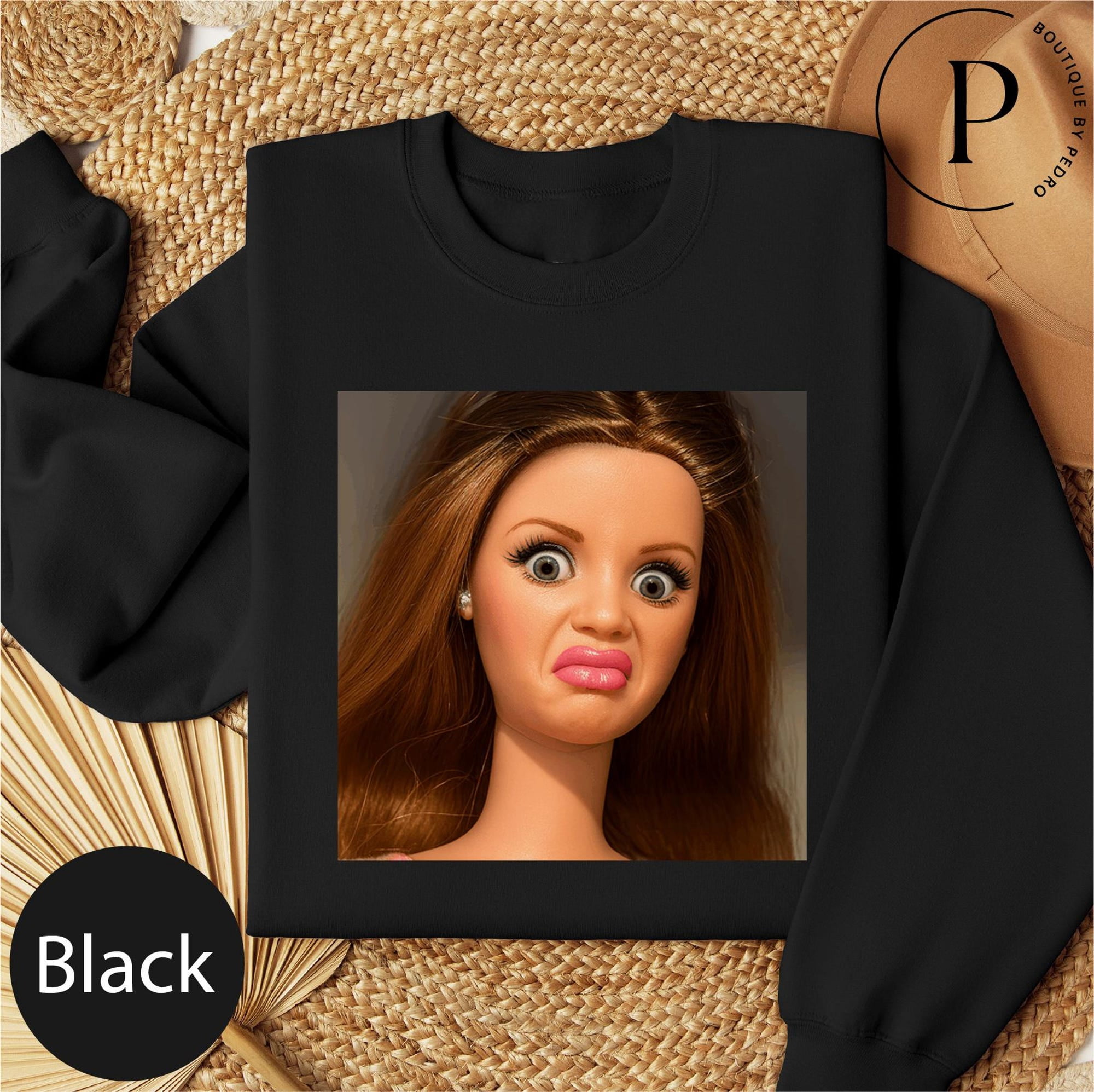 90s Doll Face Meme TShirt Weird Doll Face Shirt Sarcastic Baby Doll ...