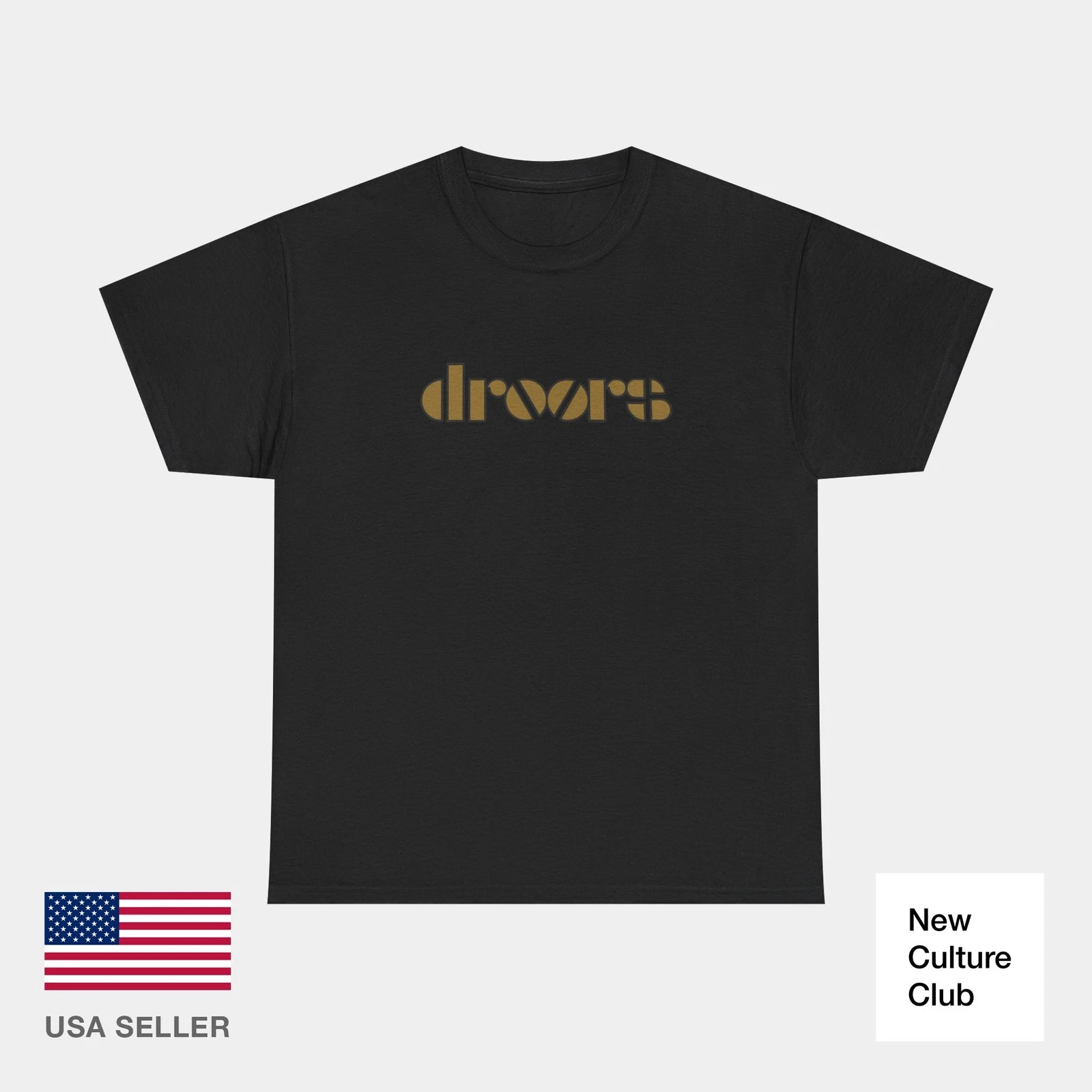 90s Droors Gold Lettering T-Shirt Music Skate Classic Print Many Colors ...