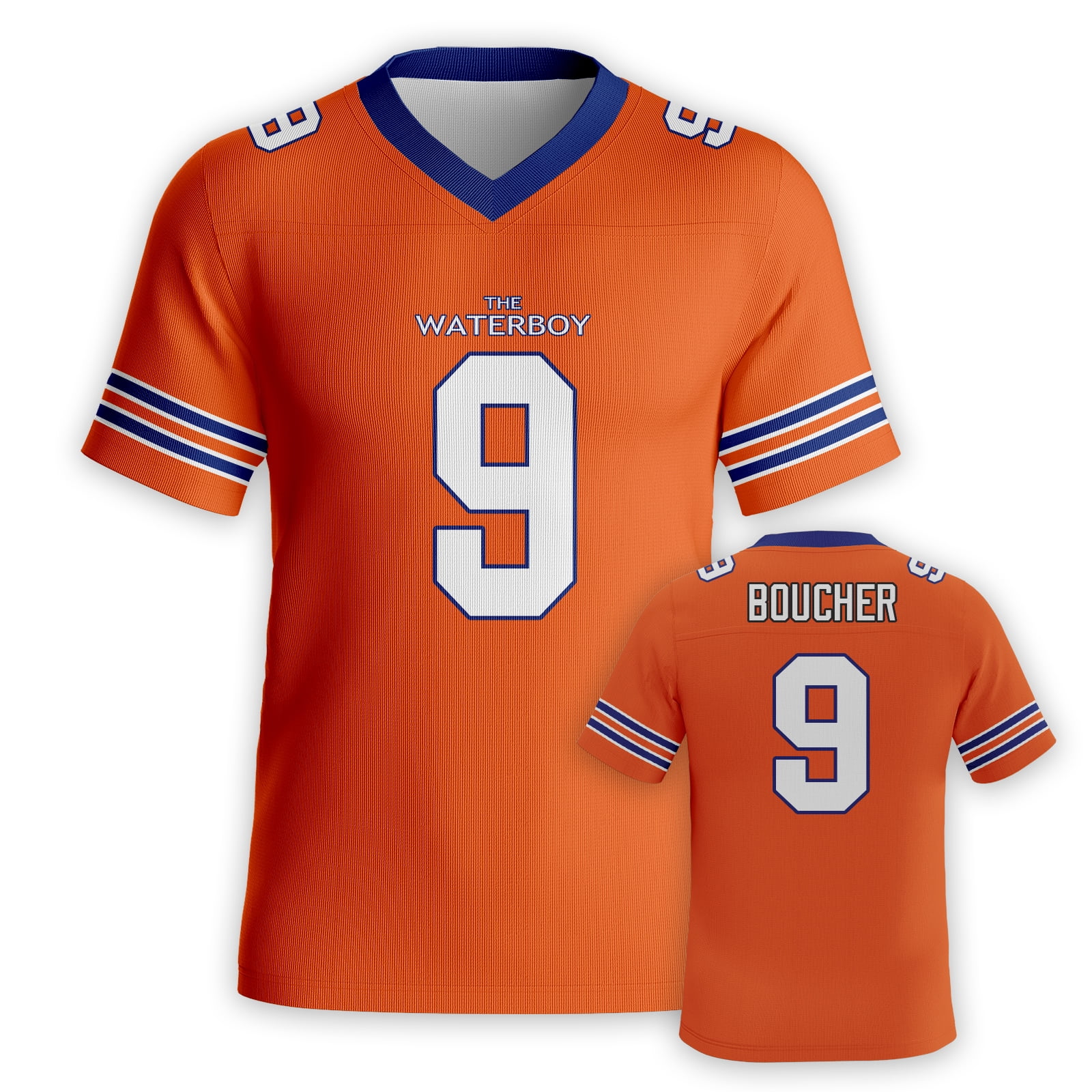 90s Football Jersey for Party,Bobby Boucher #9 The Waterboy Sandler 50th Anniversary Movie ...