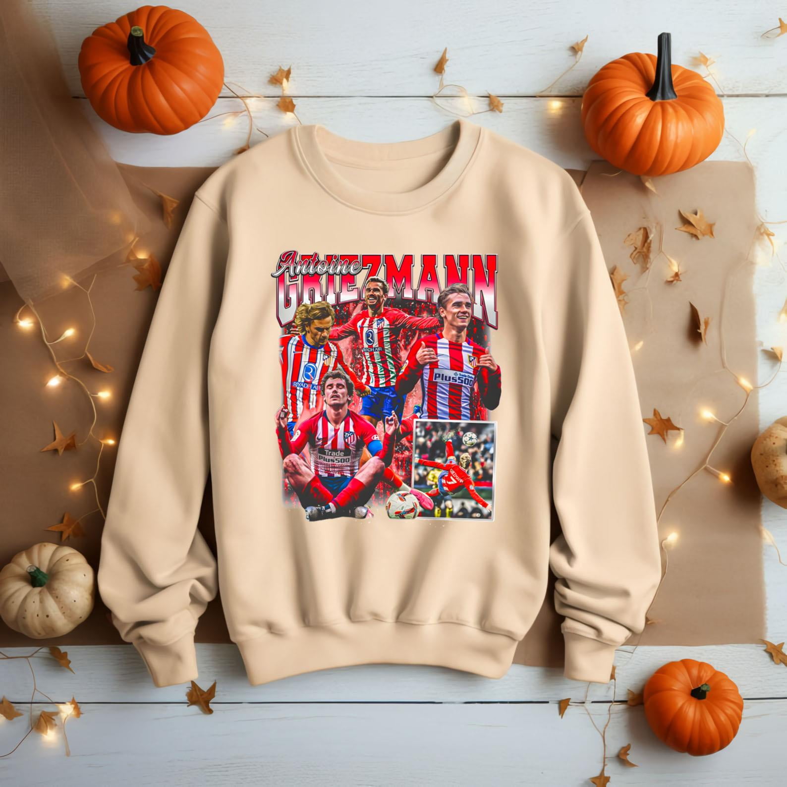 90s Graphic Antoine Griezmann T-Shirt, Atl®tico Madrid Tee, Soccer T-Shirt, Sport Tee, Cotton ...