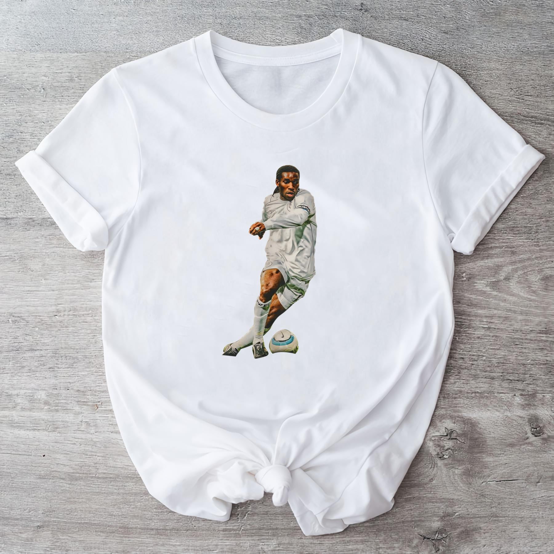 90s Graphic Jay-Jay Okocha T-Shirt, Bolton tee shirt, African footballer, Soccer, Sport Tee ...