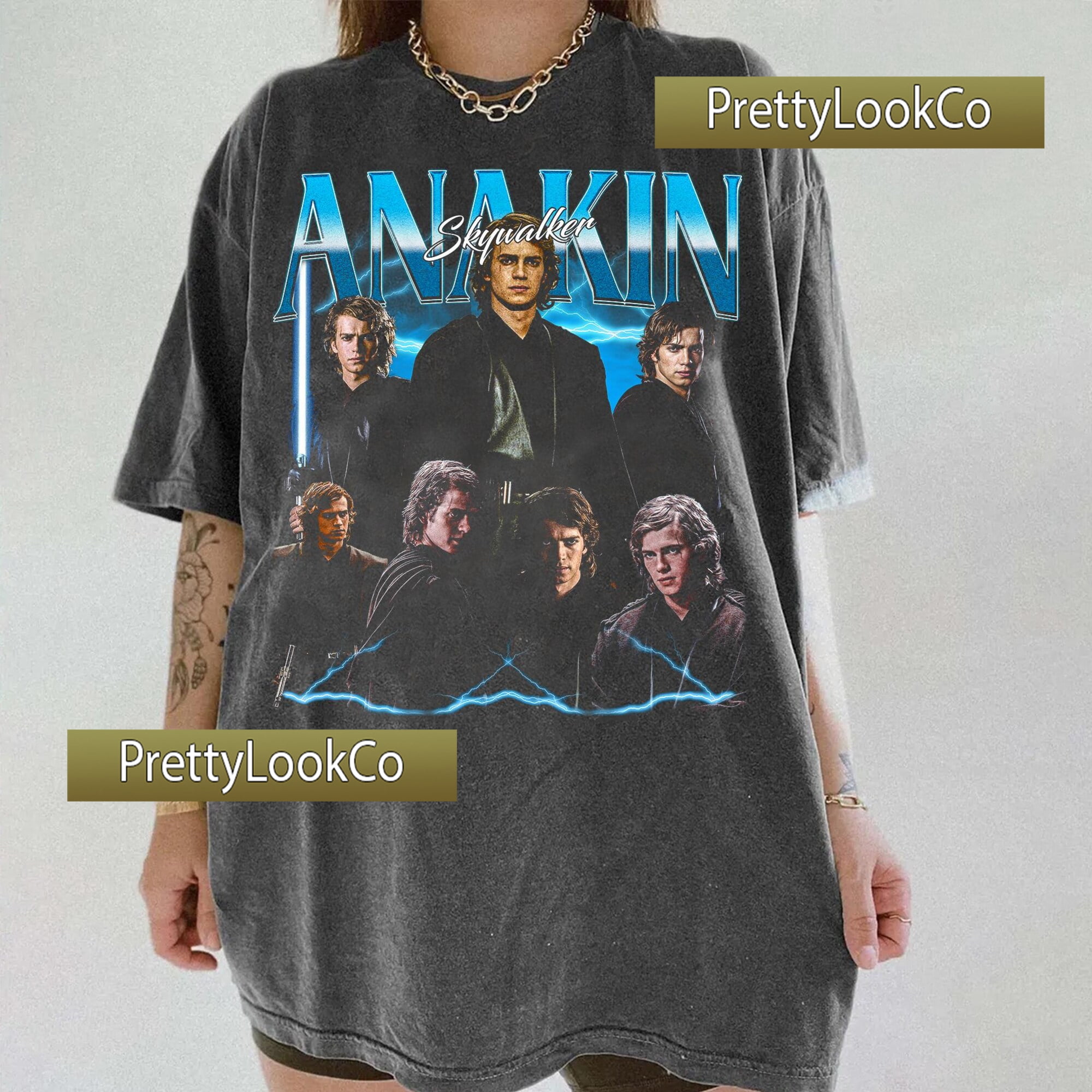 90s Graphic Style Anakin Skywalker T-shirt Retro Anakin Skywalker Tee ...