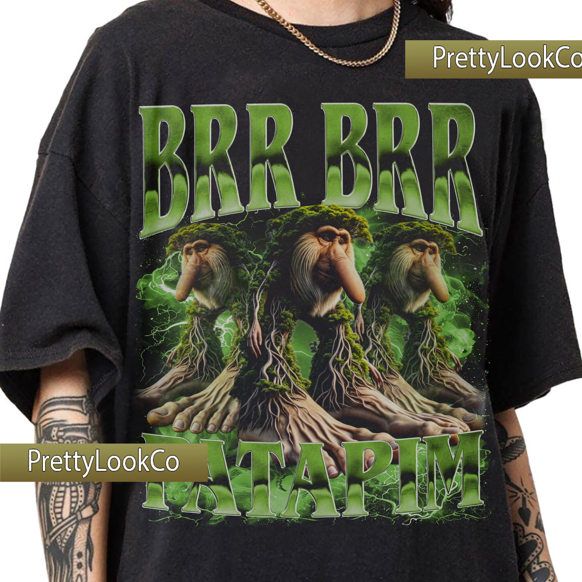 90s Graphic Style Brr Brr Patapim T-shirt Brr Brr Patapim Italian ...