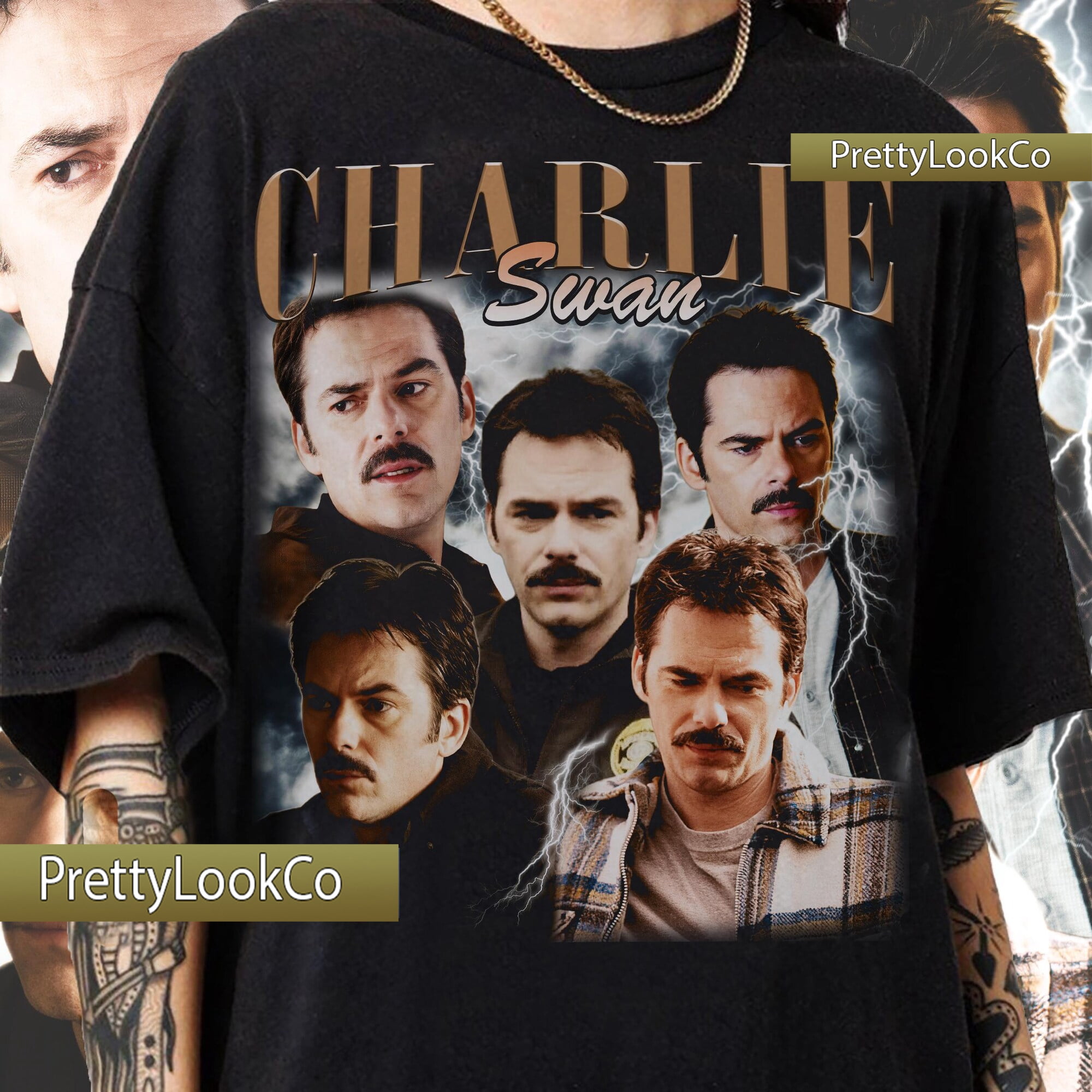 90s Graphic Style Charlie Swan T-shirt Twilight Saga Gifts For Man and ...