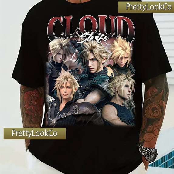 90s Graphic Style Cloud Strike T-shirt FPS Strike Game Gifts For Man ...