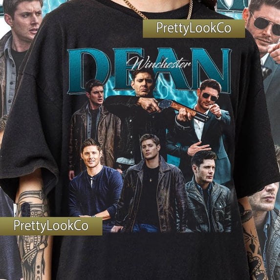 90s Graphic Style Dean Winchester T-shirt Gifts For Man and Women ...