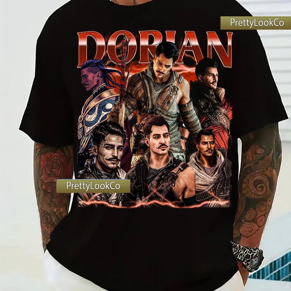 90s Graphic Style Dorian Pavus T-shirt Dorian Pavus Dragon Age Game ...