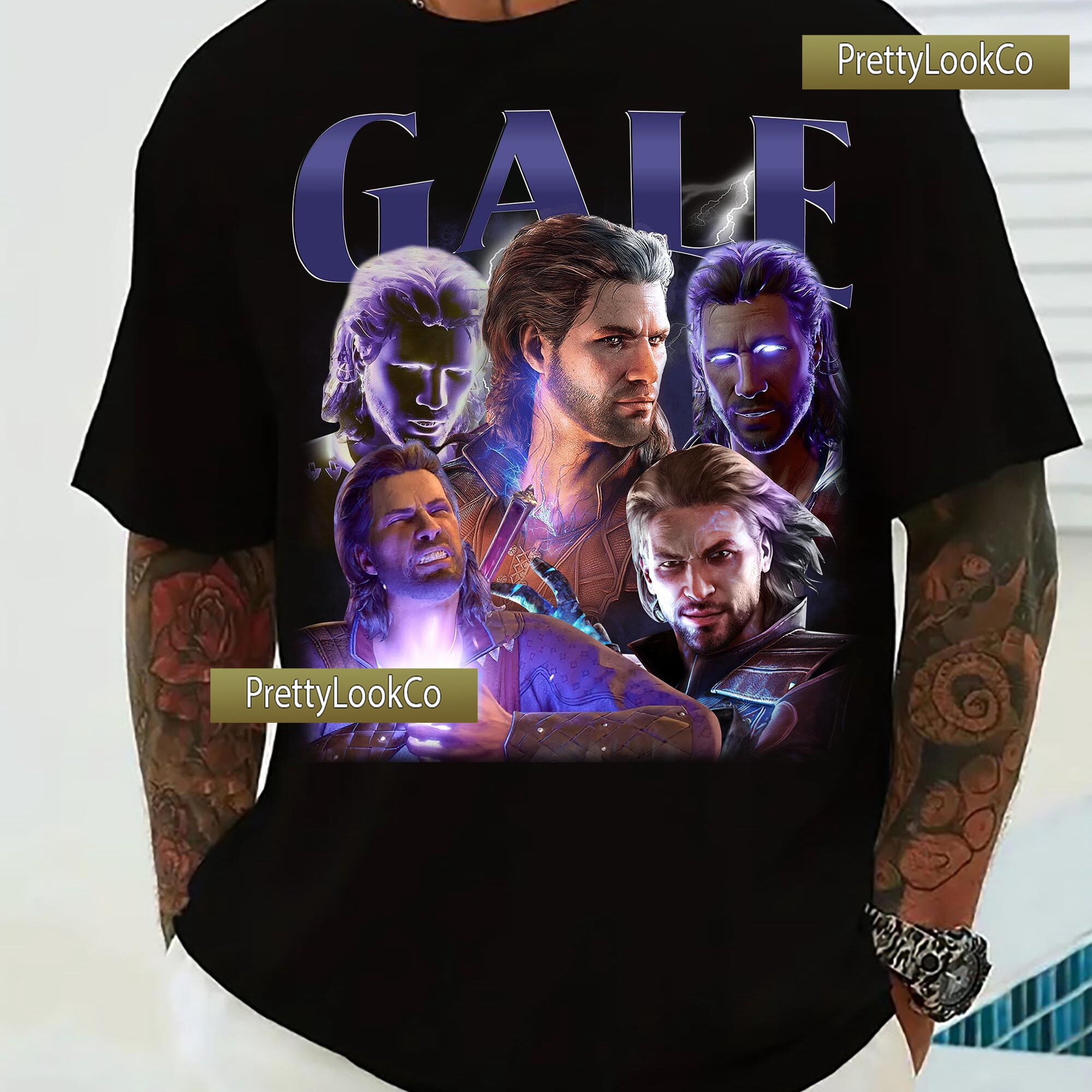 90s Graphic Style Gale BG3 T-shirt Baldurs Gate 3 Game Gifts For Man ...