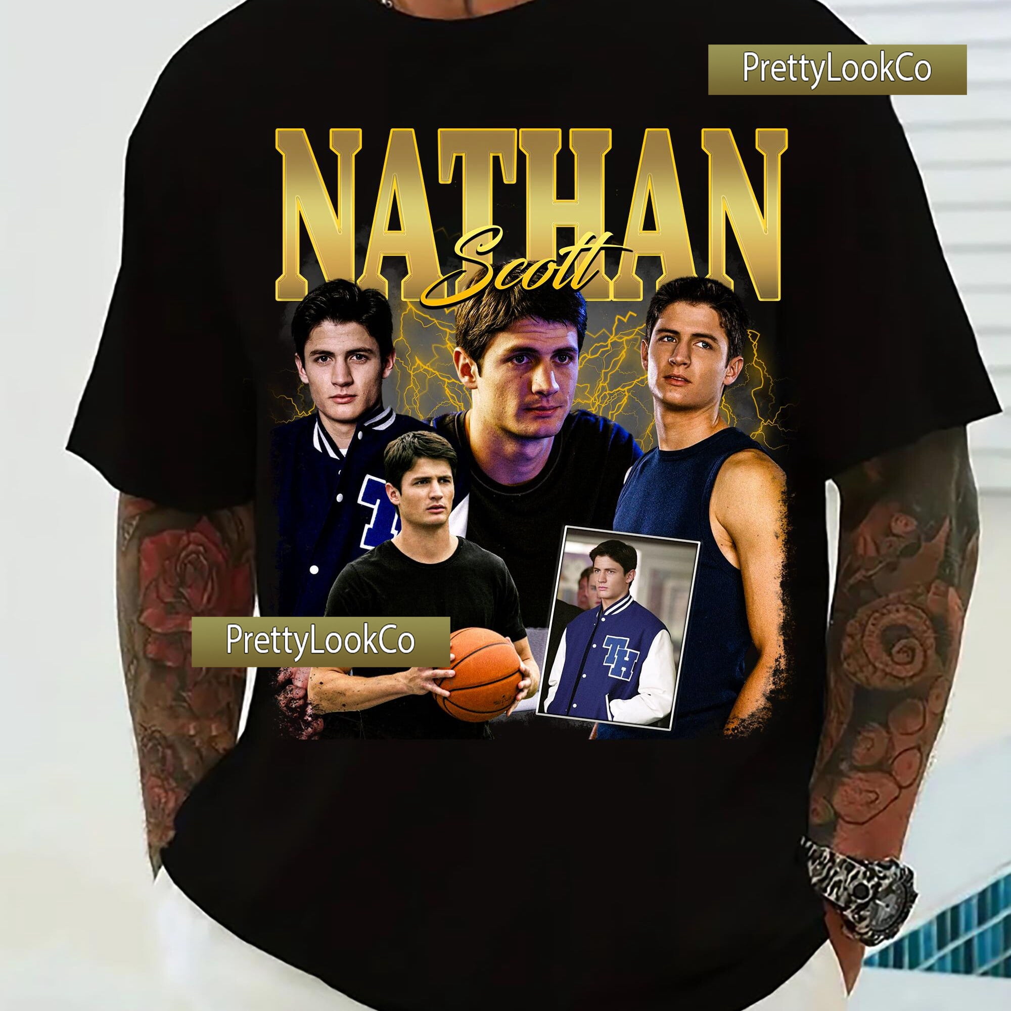 90s Graphic Style Nathan Scott T-shirt Nathan Scott T-shirt Gifts For ...