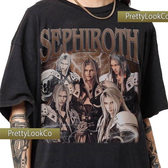 90s Graphic Style Sephiroth T-shirt Final Fantasy VII Gifts For Man and ...