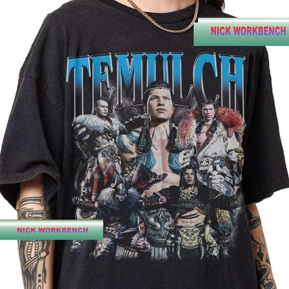 90s Graphic Style Temulch Naraka T-shirt Temulch T-shirt Gifts For Man ...