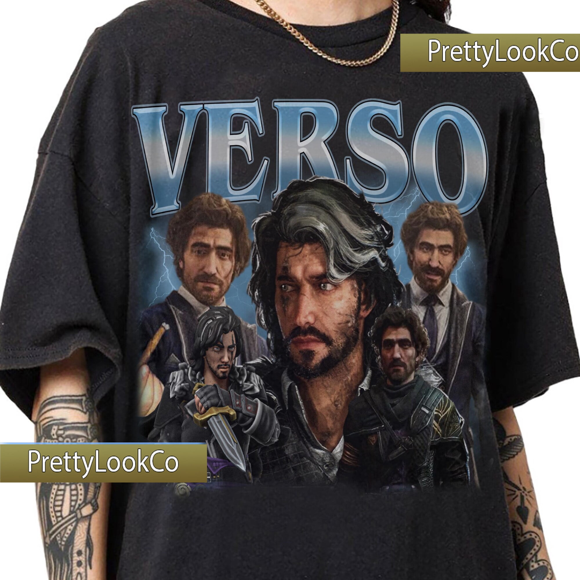 90s Graphic Style Verso Expedition 33 T-shirt Verso Expedition 33 T ...