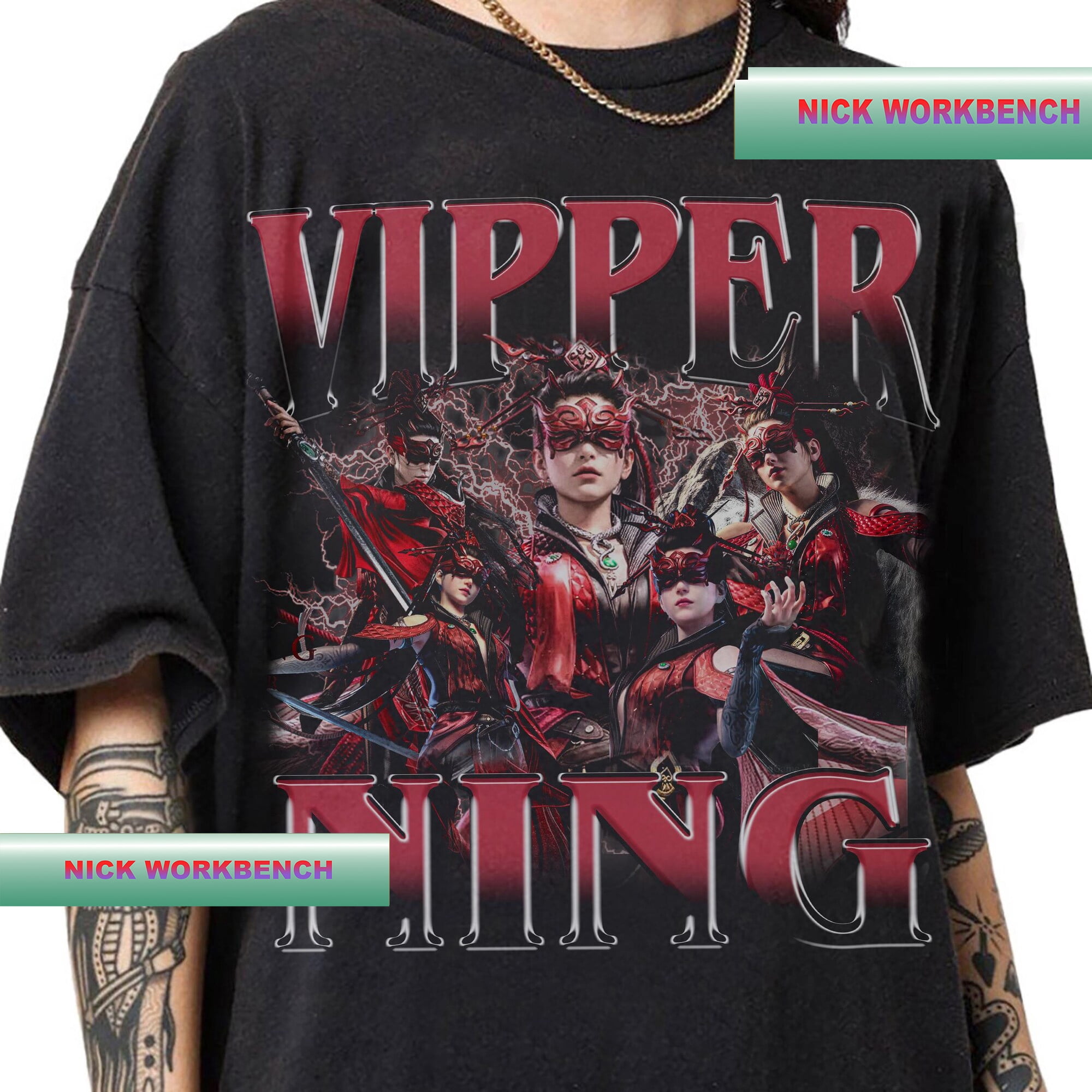 90s Graphic Style Viper Ning Naraka T-shirt Viper Ning T-shirt Gifts ...