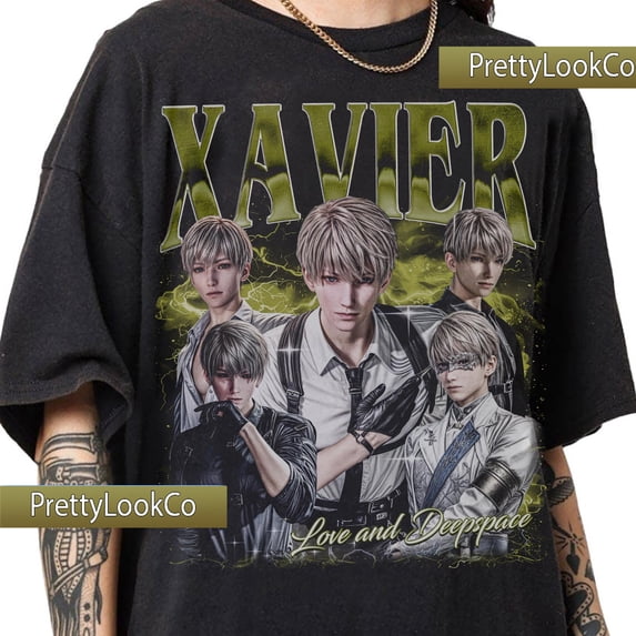 90s Graphic Style Xavier Love and Deepspace T-shirt Love and Deepspace ...