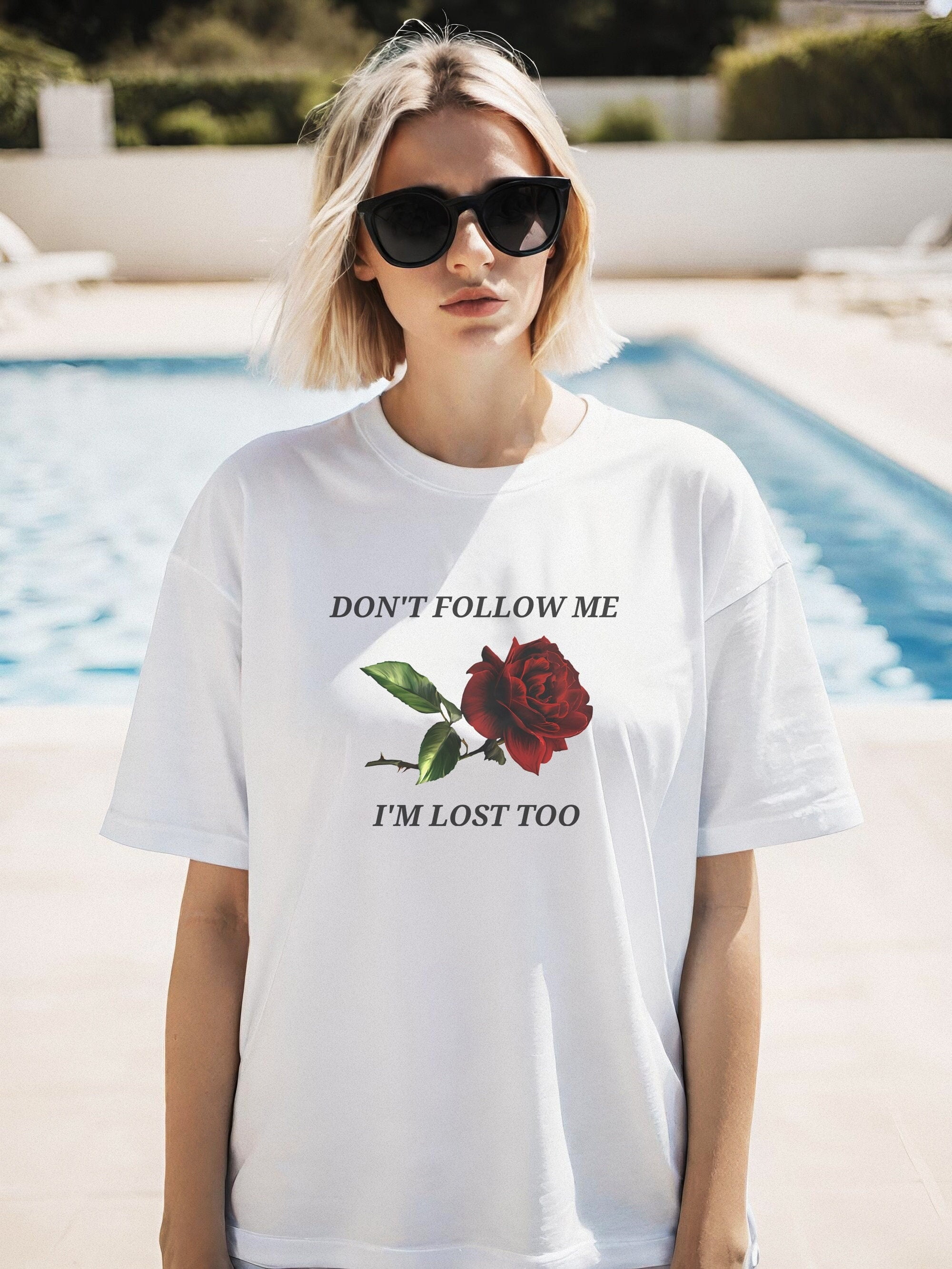 90s Graphic Tee Retro Aesthetic Shirt Grunge Clothing Goth Red Rose ...